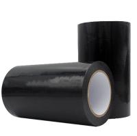 China 100mm-1600mm PE Black Protective Film Roll Door Window Protective Film  Aluminum Alloy for sale