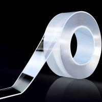 China Double Sided Clear Nano White Acrylic Tape Untraceable Reusable for sale