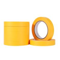 China 12mm-72mm Industrial Masking Gold Painters Tape High Temperature Spray Painting Protection for sale