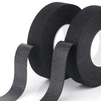 China 19mm Flannelette Cloth Wire Harness Packing Adhesive Tape Noise Vibration Reduction for sale