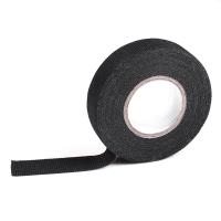 China Automotive Cloth Harness Tape Black Insulation 25mm Electrical Tape Flannelette Line for sale