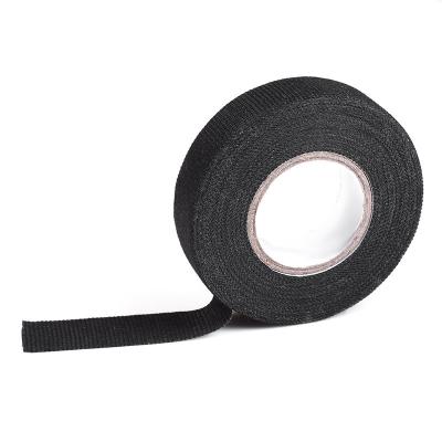China Automotive Cloth Harness Tape Black Insulation 25mm Electrical Tape Flannelette Line for sale