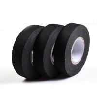 China Automotive Cloth Harness Tape Black Insulation 25mm Electrical Tape Flannelette Line for sale