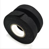 China Black Flannelette Packing Adhesive Tape Wire Harness Cloth Tape 15m for sale