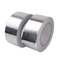 China HVAC Aluminum Foil Packing Adhesive Tape For Sealing Patching Duct Pipe 10m for sale