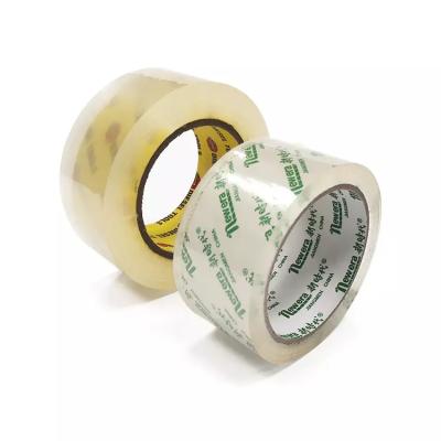 China 45micx48mmx60 / 100m Acrylic Water Activated Crystal Clear Adhesive Bopp Tape for sale