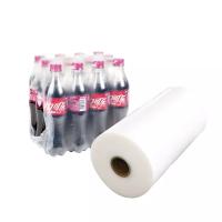 China PE Plastic Films Printable Hot Shrink Wrap Packing Heat Shrinkable Shrink Film Roll For Plastic Bottles Mineral Water for sale