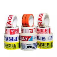 China Personalised Design White Printed BOPP Custom Logo Packaging Adhesive Tape for sale