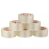 China 50mic Clear Transparent Bopp Packing Water Activated Adhesive Packaging Tape for sale