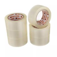 China 40mic 48mm*100yards Water Activated Clear Transparent Bopp Packing Adhesive Packaging Tape for sale