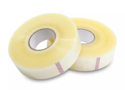 China Hot Melt Packing Tape Machine Roll For 48/50mm X 1000M Cello Tape Jumbo Rolls for sale