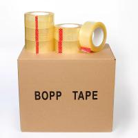 China BOPP Adhesive Tape Clear Packing Package Tape 48mm X 60/66/100/150m Sticky Packaging Sealing Box for sale