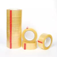 China USA TSCA Standard Environmental Clear Silent Hot Melt Adhesive BOPP Adhesive Tape for sale