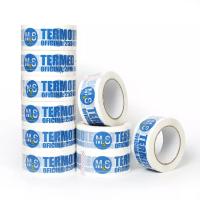 China 100m 48mm Customized Logo Carton Box Opp Packaging Tape Printed Bopp Carton Sealing Packing Tape for sale