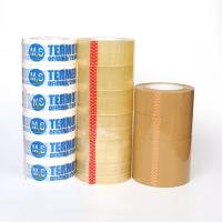 China 100m 48mm Customized Logo Carton Box Opp Packaging Tape Printed Bopp Carton Sealing Packing Tape for sale
