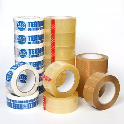 China 100m 48mm Customized Logo Carton Box Opp Packaging Tape Printed Bopp Carton Sealing Packing Tape for sale