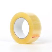 China BOPP Packaging Adhesive Sealing Tape USA TSCA Standard Environmental Clear Silent Hot Melt Adhesive for sale