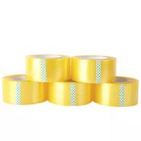 China Clear Silent Hot Melt Adhesive No Noise Silent Packaging Bopp Adhesive Tape TSCA Standard for sale