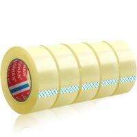 China Clear Silent Hot Melt Adhesive No Noise Silent Packaging Bopp Adhesive Tape TSCA Standard for sale