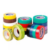 China Wire Flame Retardant Electrical Insulation Tape 600V High Voltage PVC Tape Custom Electrical Tape for sale