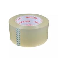 China Customised Transparent Clear Strong No Noise Low Noise Bopp Packing Adhesive Tape for sale