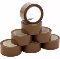 China Bopp Packing Strong Adhesive Sealing Carton Box Brown Shipping Parcel Tape for sale