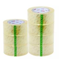 China Bopp Packing Tape Waterproof Transfer Opp Bopp Film Strong Clear Adhesive Tape Jumbo Roll for sale