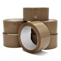 China Brown Carton Sealing Bopp Packing Tape Strong Clear Adhesive Tape Jumbo Roll for sale
