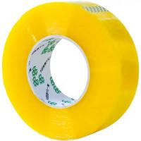 China Yellow Color Printing Adhesive Bopp Packaging Sealing Tape Customized for sale