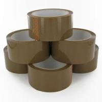 China Brown Adhesive Parcel Heavy Duty Bopp Tape For Packaging OPP Strong Self Adhesive Sealing Tape for sale