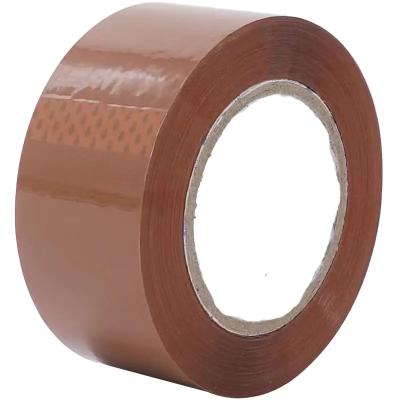 China Brown Adhesive Parcel Heavy Duty Bopp Tape For Packaging OPP Strong Self Adhesive Sealing Tape for sale