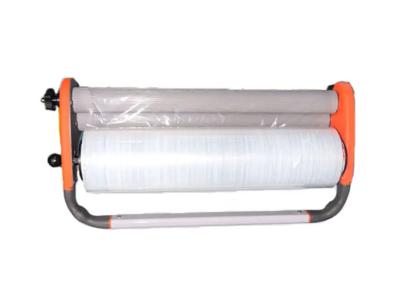 China Stretched Plastic Film Packaging Stretch Film Rack Distribution Manual Hand Roll Cling Packaging Machine for sale