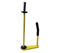 China Yellow Metal Multicolor Lightweight Durable Manual Stretch Film Handle Dispenser Holder For 16'' 18'' Stretch Film for sale