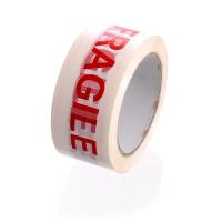 China Hot Sales Custom Logo Printed Bopp Packing Tape Custom Logo Printed Bopp Packing Tap Warning Tape FRAGILE for sale