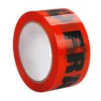 China OPP Packaging Adhesive Cello Jumbo Roll Shipping Custom Logo Printed Clear Fragile Plastic Bopp Packing Tape for sale