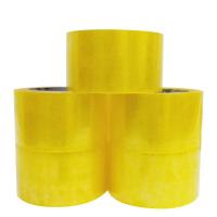 China 40 - 48mic Thickness BOPP Adhesive Tape Clear Yellowish BOPP Packing Tape for sale
