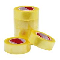 China Transparent BOPP Sticky Box Package Clear Adhesive Tape For Carton Sealing for sale