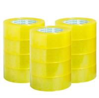 China Custom Printed BOPP Adhesive Tape Rolls Adhesive Packing Sealing Tape For Carton for sale