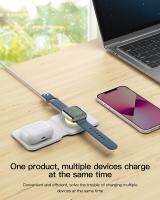 China Private Mold Magnetic Wireless Mobile Phone Charger 15W With Night Light for sale