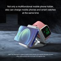 China 3 in 1 Foldable Magnetic Wireless Charger 15W 128g for Phone Watch Airpods for sale