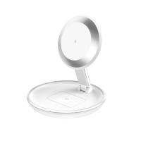 China Magnetic 3 In 1 Wireless Charging Station 118*118*27.8mm With Qi Function for sale