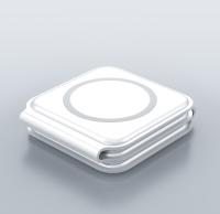 China 15W 3 in 1 Folding Magnetic Wireless Charger for Phone Smart Watch Earphone 128g Black for sale