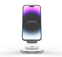 China 3In1 Magnetic Wireless Charging Stand With 15W Fast Charger And Customized Logo for sale