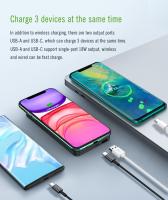 China 10000mAh 10W Qi Wireless Charging Power Bank Eco Friendly Wooden Custom Gift for sale