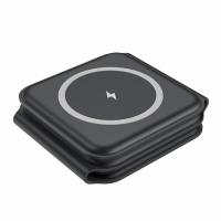 China 3-in-1 Magnetic Wireless Charger 15W Fast Qi Charging Pad for Phone Watch Earphone for sale