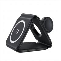 China Custom Folding 3 In 1 Wireless Charging Station Magnetic Fast Charging 128g for sale