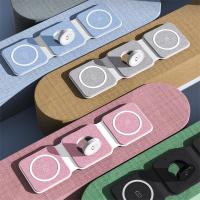 China Customized Fabric Magnetic Wireless Charger 3 in 1 15W Folding for sale