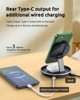 China Type C Qi 3 In 1 Wireless Charging Station Magnetic Multifunctional for sale
