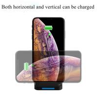China 2 Coils Foldable Qi Wireless Charger Stand CE FCC ROHS Certified For Cellphone for sale