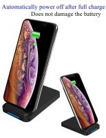 China 2 Coils Foldable Qi Wireless Charger Stand CE FCC ROHS Certified For Cellphone for sale